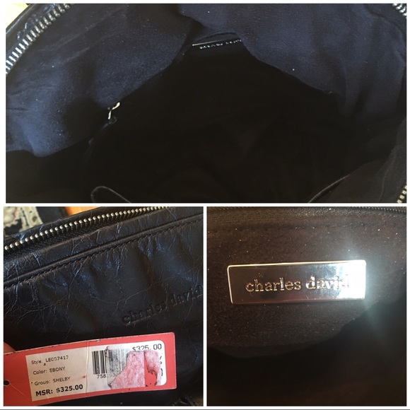 Charles David | Bags | Charles David Black Leather Handbag | Poshmark